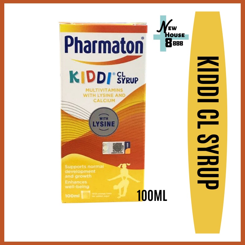 Pharmaton Kiddi Cl Syrup Multivitamins With Lysine And Calcium 100ML ...