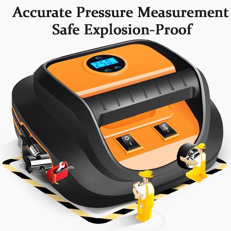 Pam Tayar Kereta Car Air Pump Digital Display 12V Car Air Compressor 72 ...