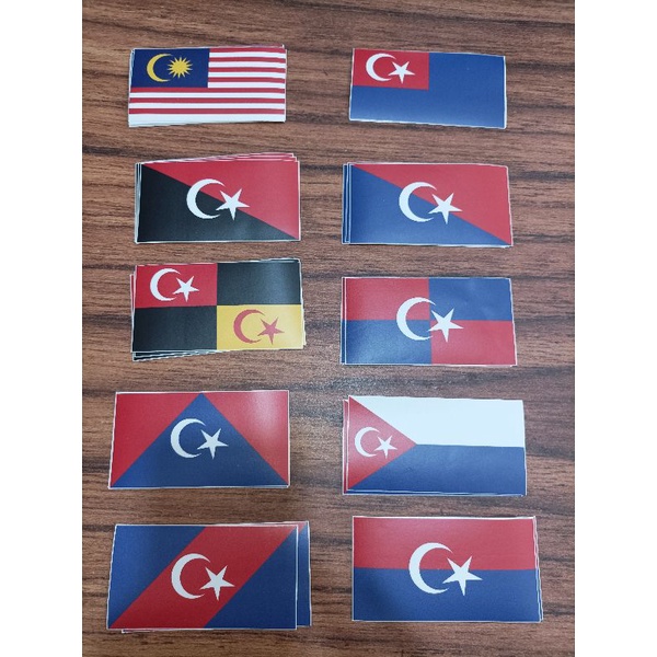Sticker Bendera Malaysia RM 1 Waterproof Scratch-Resistance | Shopee ...
