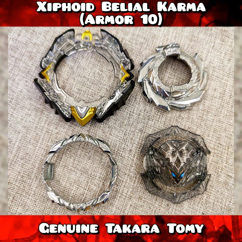 Xiphoid Belial Karma ( Armor 10 ) - Beyblade Takara Tomy | Shopee Malaysia