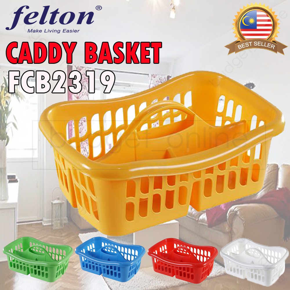 FELTON Caddy Basket Storage Rack 3 Compartment FCB2319/Bakul ...