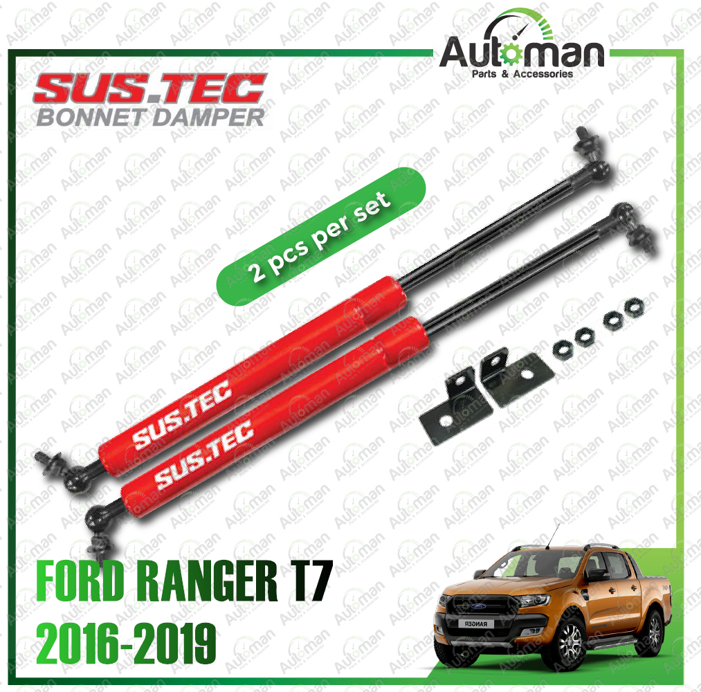 Ford Ranger T6 T7 2012 - 2019 SUSTEC Front Hood Damper Bonnet Gas ...