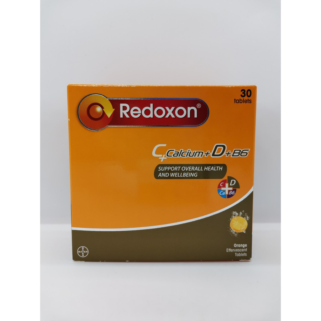 Redoxon C + Calcium + D + B6 Effervescent Tablets (3x10's) | Shopee ...