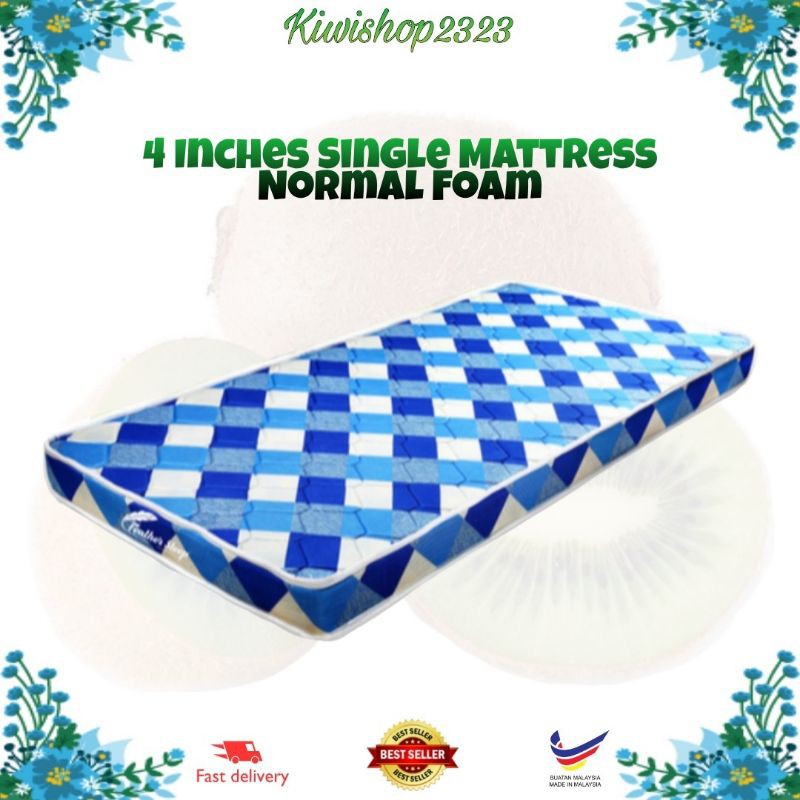 Tilam Bujang 4 Inci Foam / 4 Inches Single Mattress Foam | Shopee Malaysia