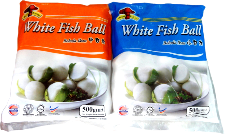 Mushroom Fish Ball / Berbola Ikan (M) (500g)