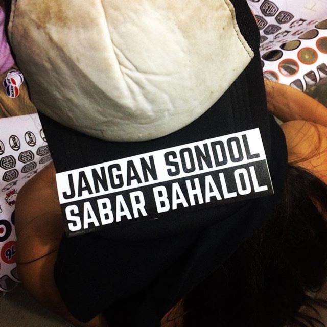 F157 Jangan Sondol Sabar Bahalol sticker Stickmaniac | Shopee Malaysia