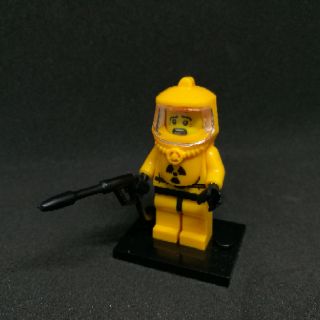 Lego Compatible Minifigure Hazmat Suit Radioactive Guy | Shopee Malaysia