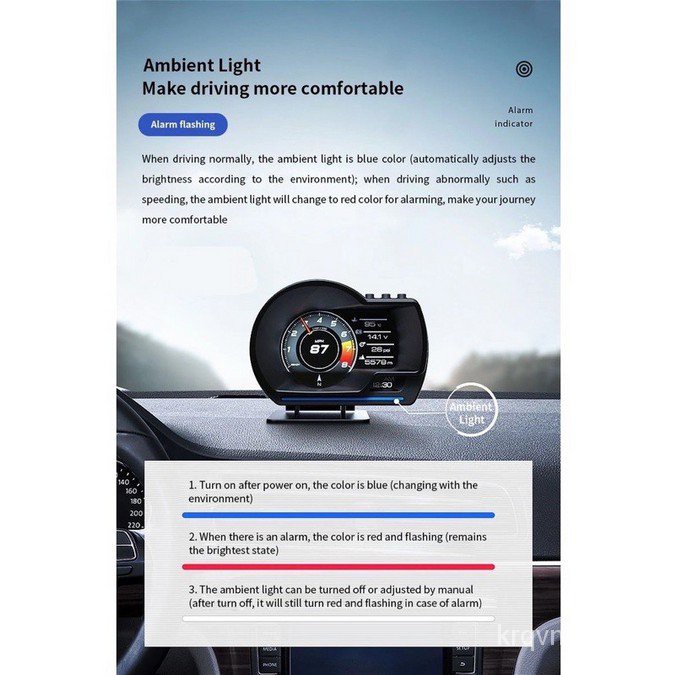 Akira p6 obd2 meter obd2 obd meter for proton perodua honda nissan ...