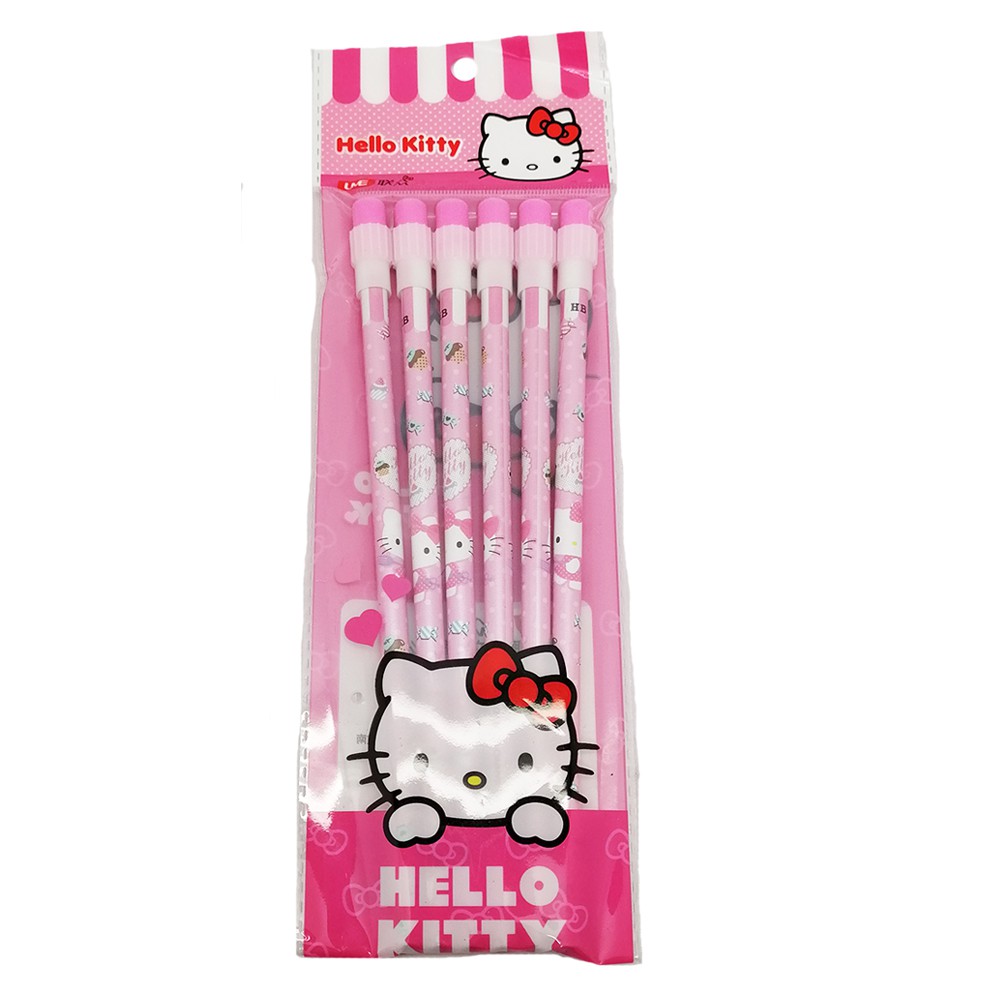 HELLO KITTY PENCIL SET (6 IN 1) | Shopee Malaysia