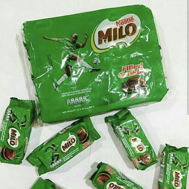 Milo Sandwich Cookies NESTLE (12x 34g) - Imported | Shopee Malaysia