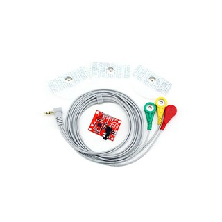 Pulse Heart Rate Sensor AD8232 Type B ECG Module Monitor Module Arduino ...