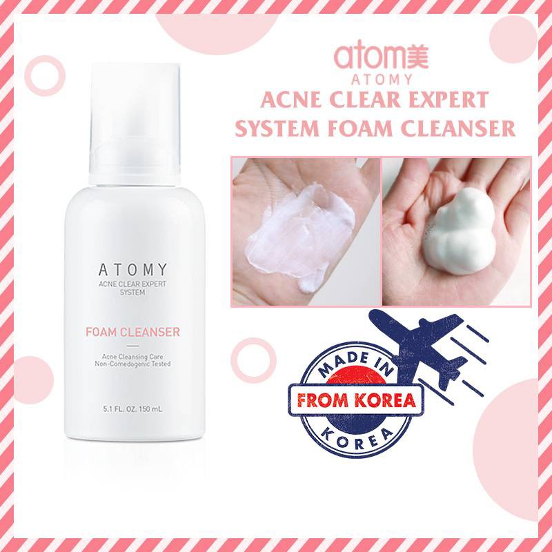 [Atomy] Acne Clear Expert System Foam Cleanser 150ml | Shopee Malaysia