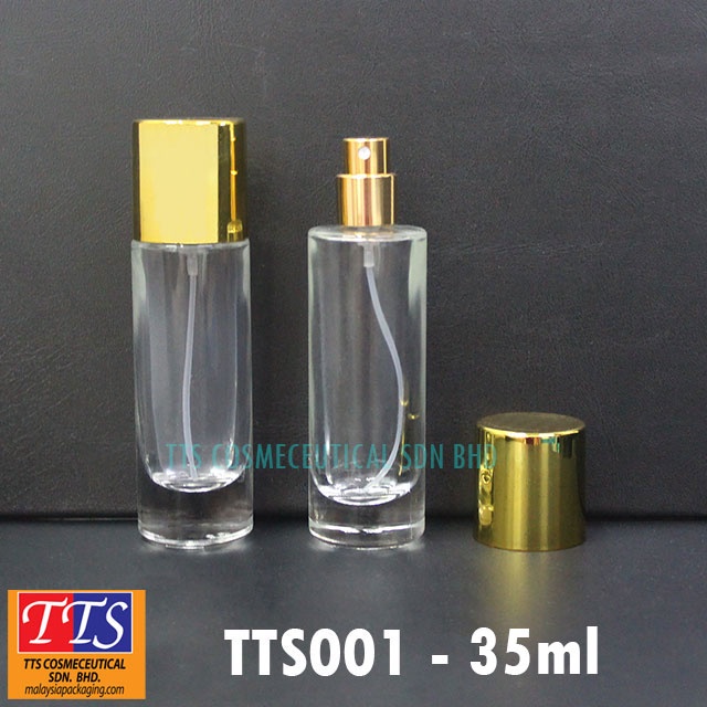 35ml Screw Reﬁllable Glass Perfume Bottle / Botol Minyak Wangi / Botol ...