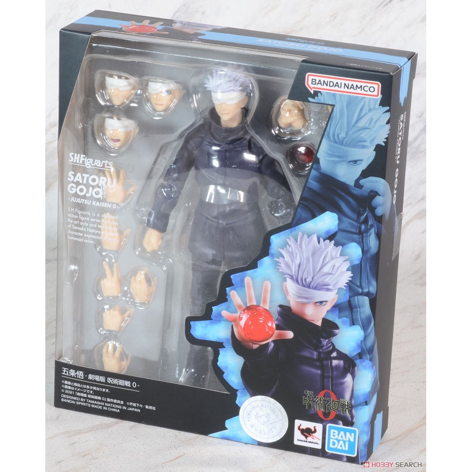 Bandai S.H.Figuarts Satoru Gojo Jujutsu Kaisen 0 The Movie SHF | Shopee ...