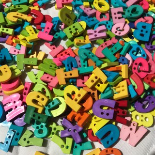 Alphabet Name (Huruf) Comel / Button / Huruf / Butang Huruf | Shopee ...