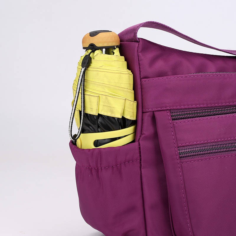 ☃Beg kain beg wanita, beg crossbody baru, cahaya berbilang lapisan ...