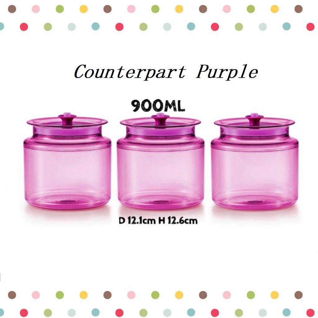 Tupperware Counterpart Balang Kuih Kedap Udara Air Tight 1.2L 900ml ...