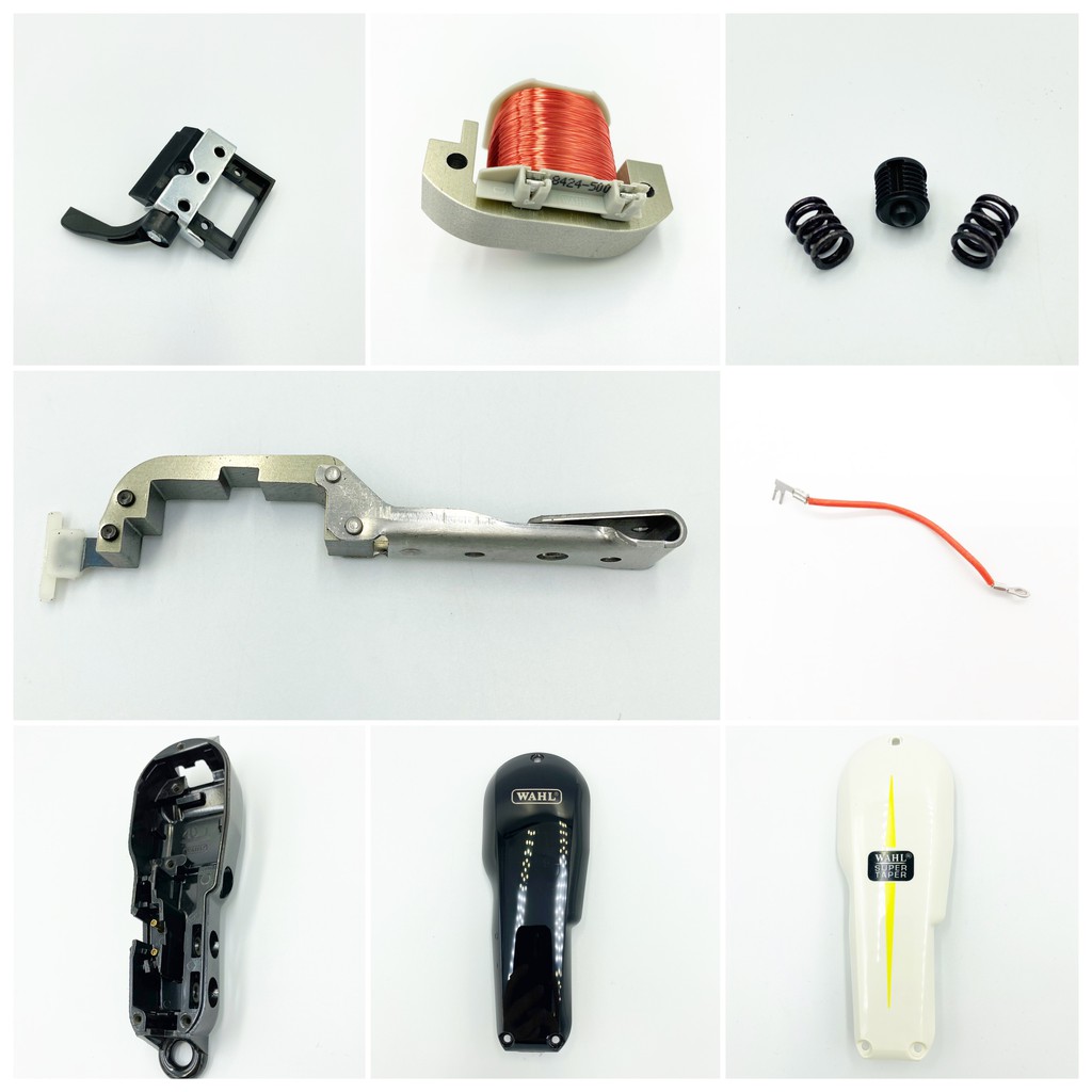 WAHL SUPER TAPER CLIPPER SPAREPARTS (COVER / COIL BLADE / HOLDER SET ...