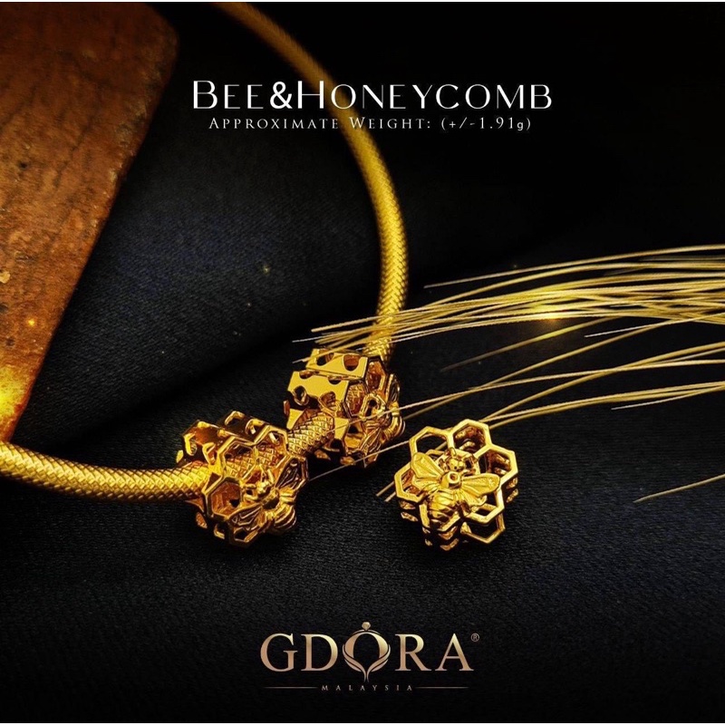Niza Dora Gold Gdora Bee & Honeycomb | Shopee Malaysia