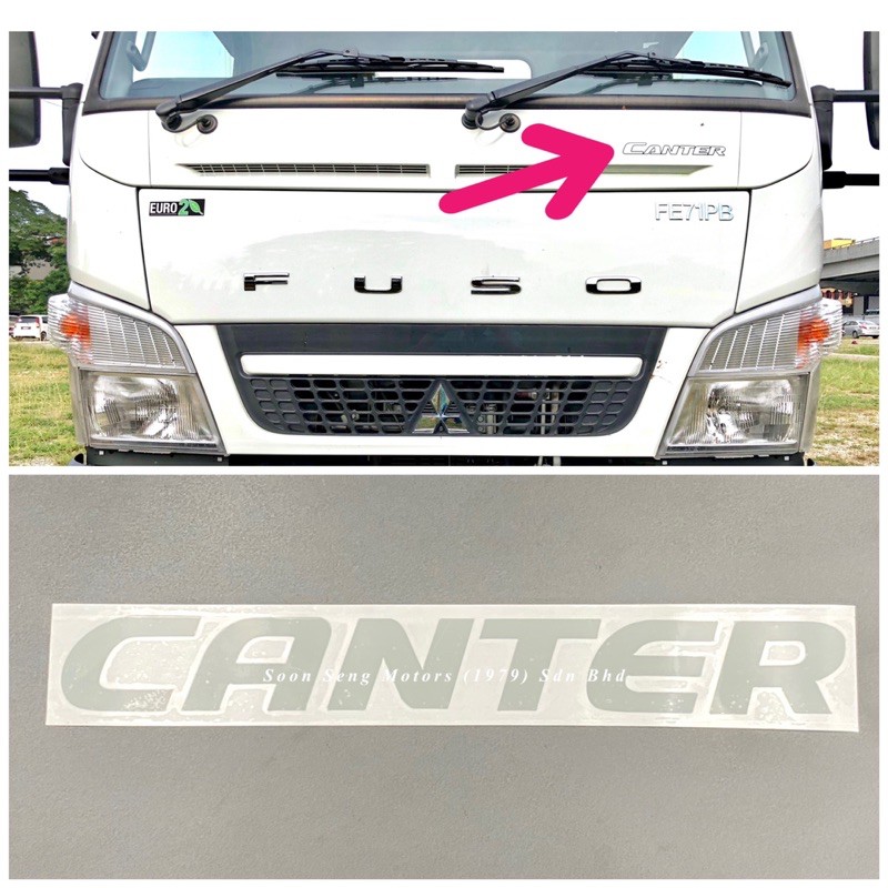 CANTER STICKER FOR MITSUBISHI FUSO 1 & 3 TONNE TRUCK | Shopee Malaysia