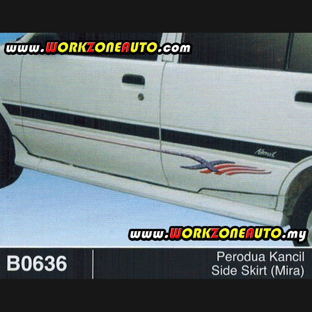 B0636 Perodua Kancil Fiber Side Skirt (Mira-L5) | Shopee Malaysia
