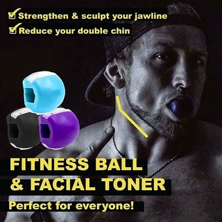 Face jaw Exercise Jawline Ball facial Muscle Fitness Ball Neck Face ...
