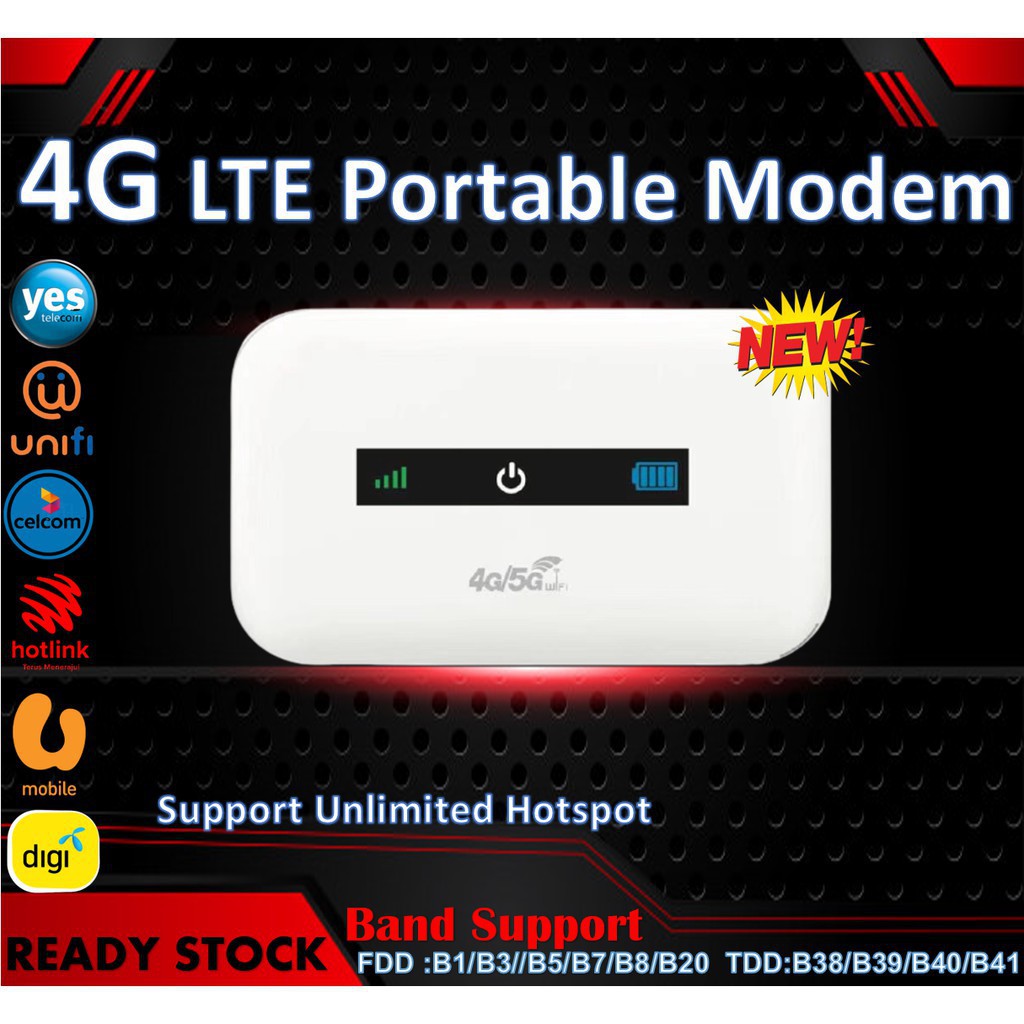Modem wifi sim card router sim card 🔥Modified🔥 D6 4G LTE Unlimited Hotspot 150Mbps Portable ...