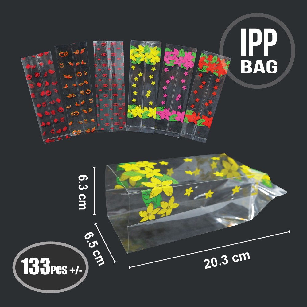 IPP bag 133 +- pcs Assorted Colour Candy Gift Plastic Bag 5 X 8 INCH ...