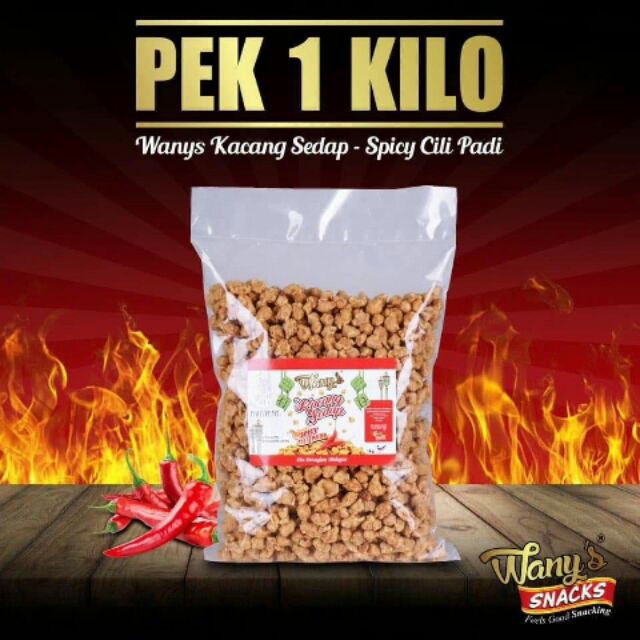 Kacang Rangup Wanys (1kg) | Shopee Malaysia