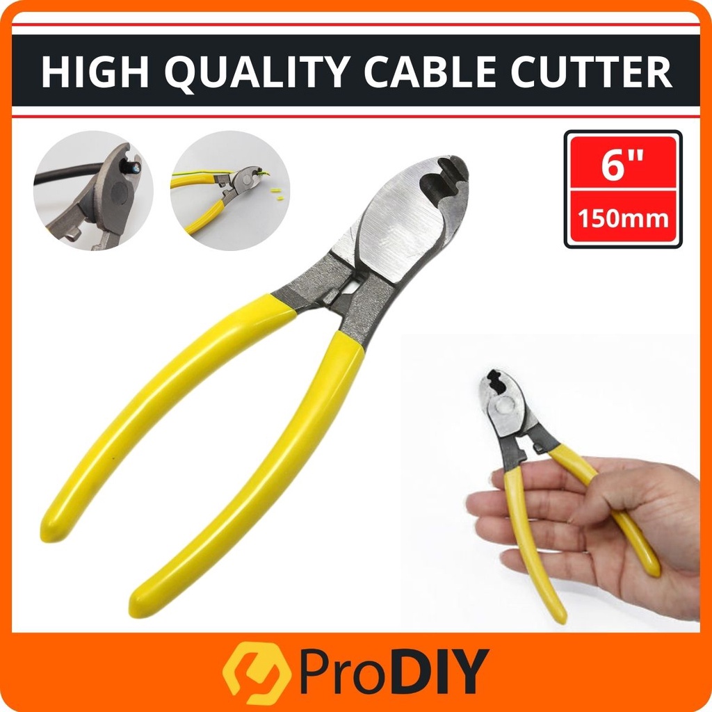 6 / 8 / 10 Inch Cable Wire Cutter Plier Chrome Vanadium Steel Wire ...