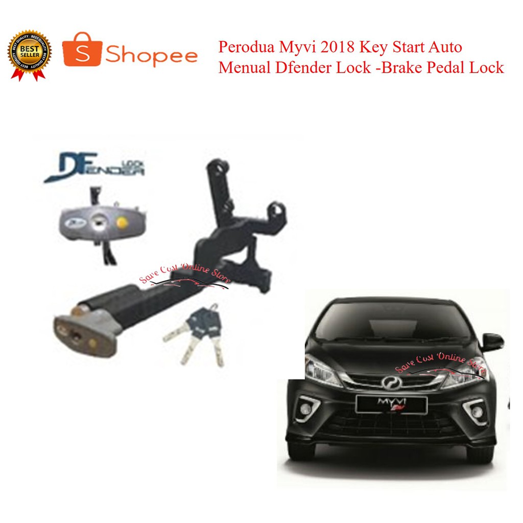 Perodua myvi 2018 key start auto menual dfender lock -brake pedal lock ...