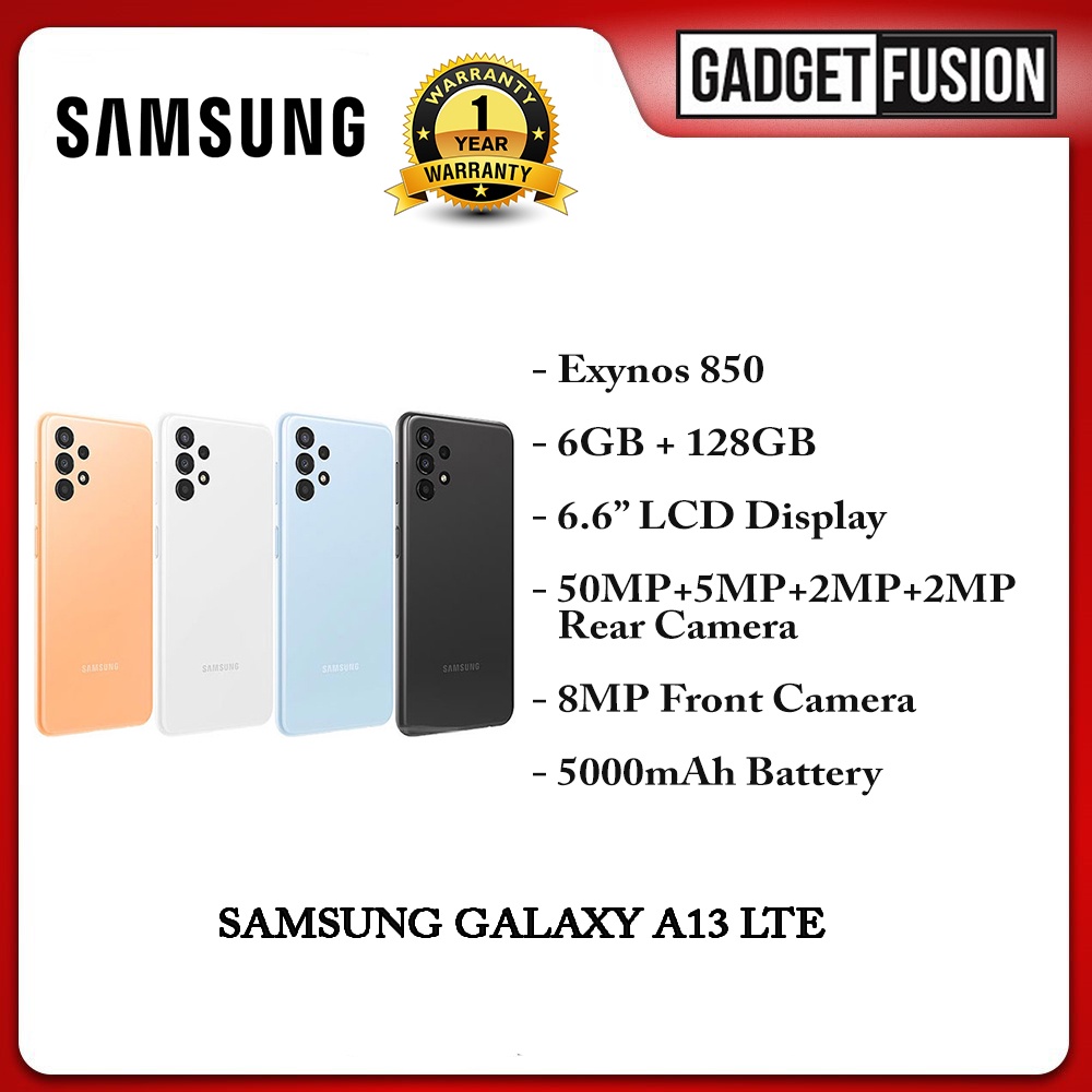 SAMSUNG GALAXY A13 LTE 6/128GB | Shopee Malaysia