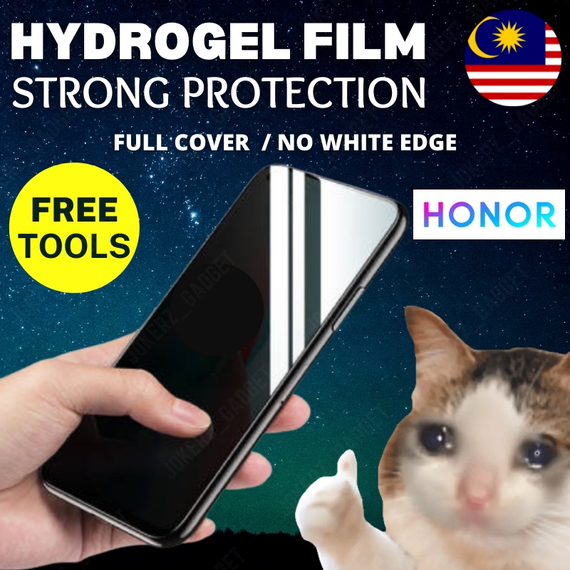 Hydrogel Screen Protector Honor View 30 20 10 Magic 4 4Pro 4Lite 3 3Pro 3Pro+ 2 Pelindung Skrin ...