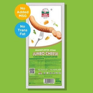 Jumbo Cheese Chicken Sausage Ayam Sosej Keju 8pcs for Finger Snack ...