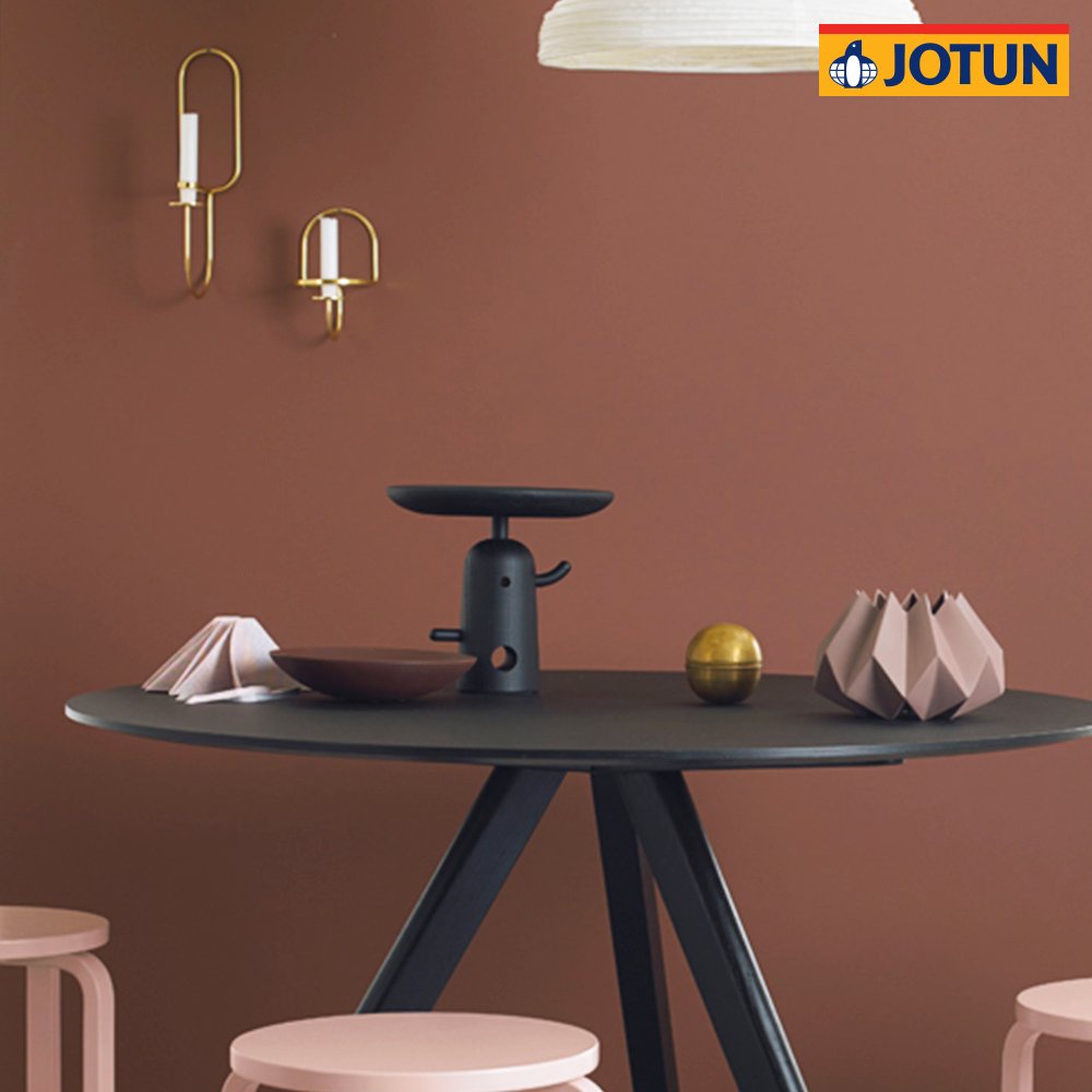 SINAR JOTUN 5 LITER 2859 WHISPERING RED INTERIOR WASHABLE PAINT ...