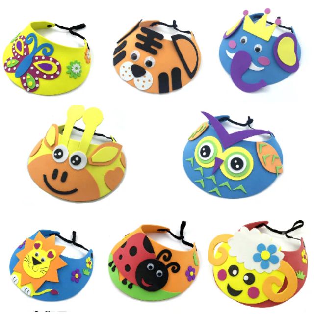 Kids DIY EVA foam hat | Shopee Malaysia