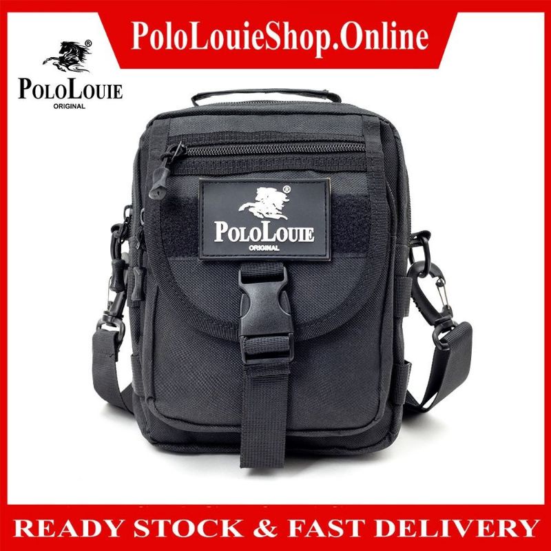 Original Polo Louie 3-in-1 Men Army Military Sling Bag Tactical Waist ...