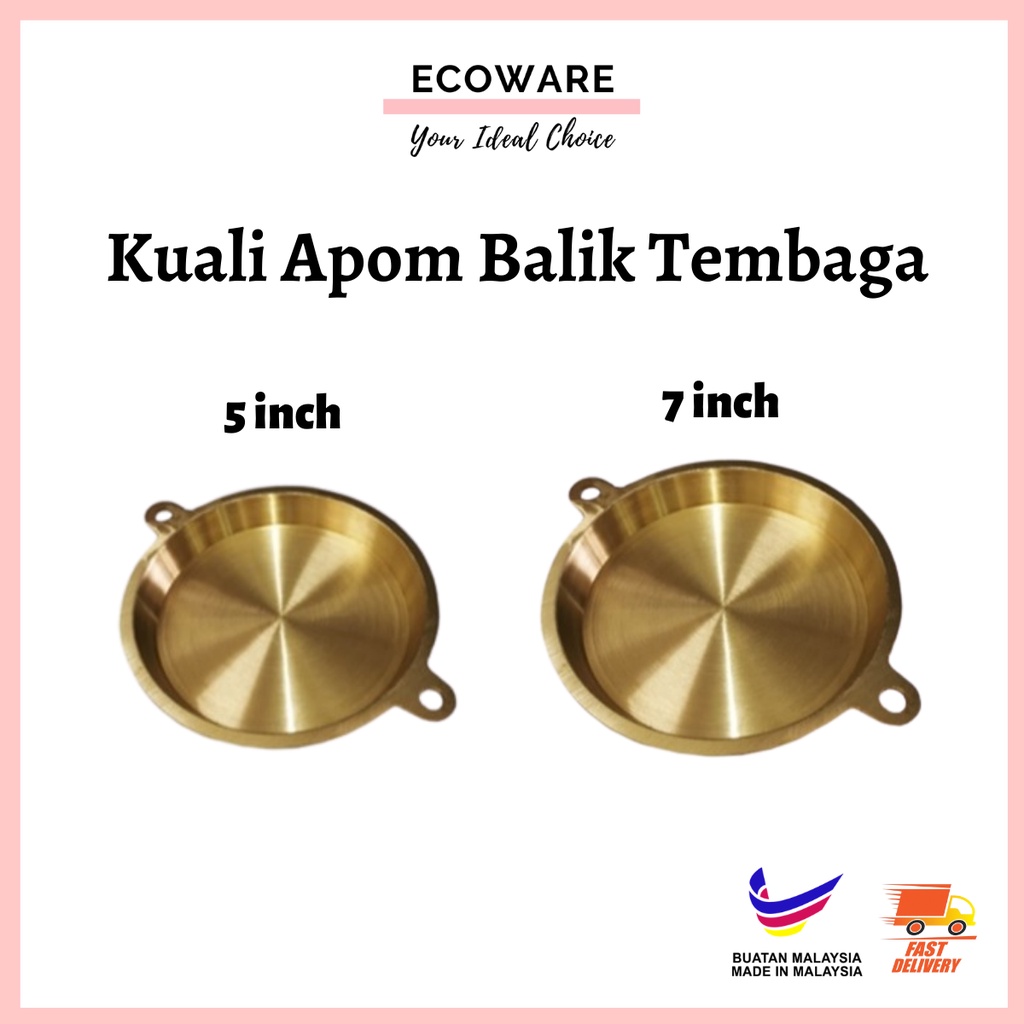 Kuali Apom Balik Tembaga 5"/7" inchi /Acuan Apam Balik Tembaga/Copper ...