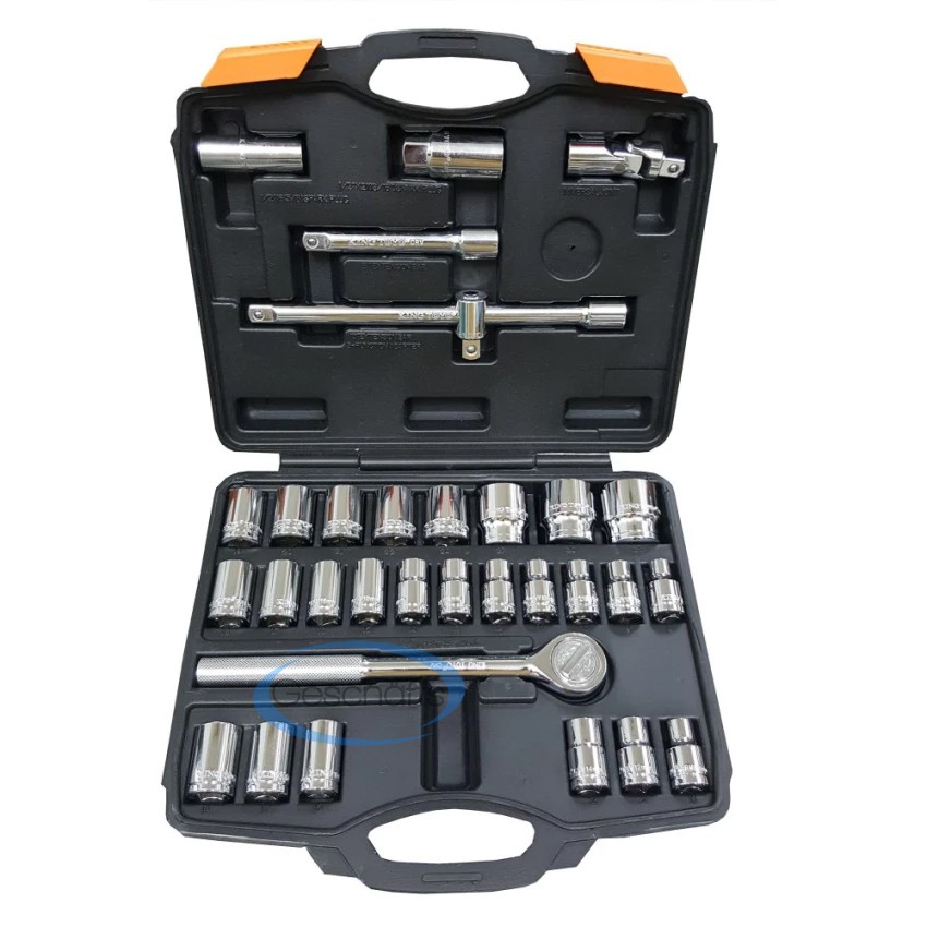 King Toyo 32PCS Box Socket Set Spanar Box Set Spanar Box Tool Set ...