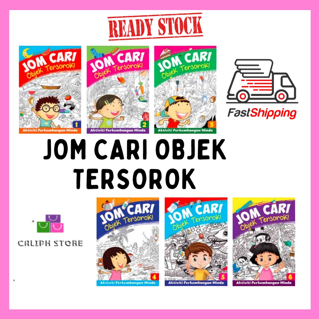 Buku Aktiviti | Jom Cari Objek Tersorok | Aktiviti Perkembangan Minda | Cari Gambar Tersembunyi ...
