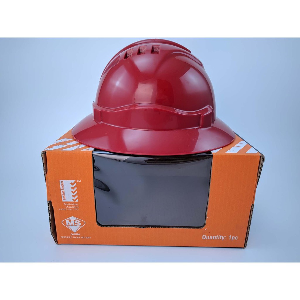 Proguard Full Brim Safety Helmet/Sirim Certified (READY STOCK ...