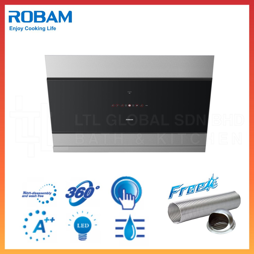 ROBAM A670 Side Absorption Range Hood | Shopee Malaysia