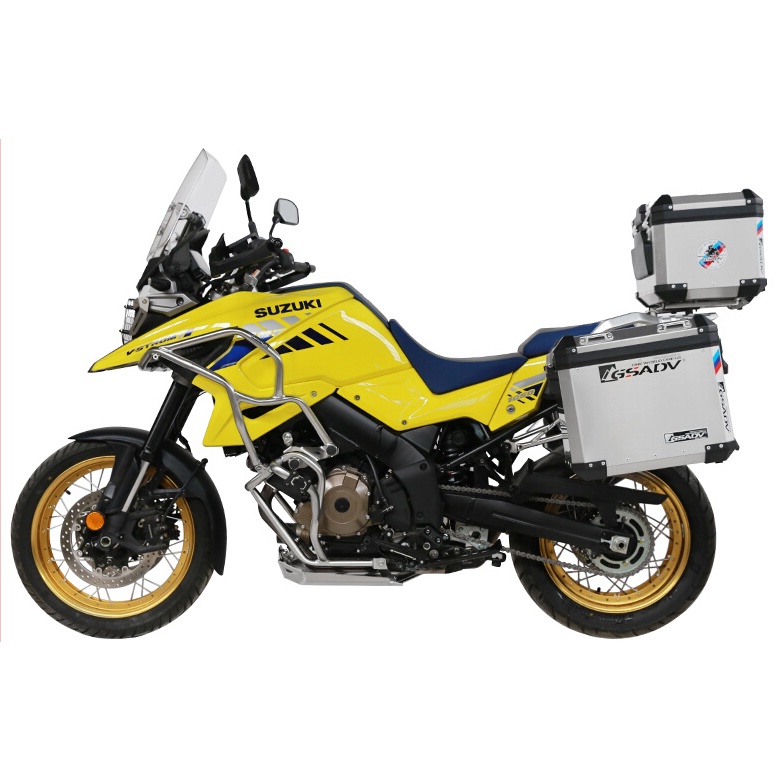 GSADV Suzuki V-Strom 1050/XT DL1050 Motorcycle Top Box Aluminium & Side ...