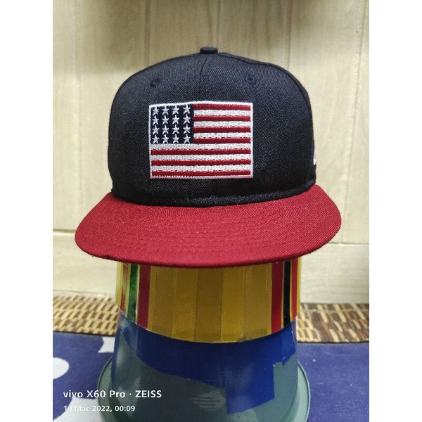 fullcap new era america flag | Shopee Malaysia