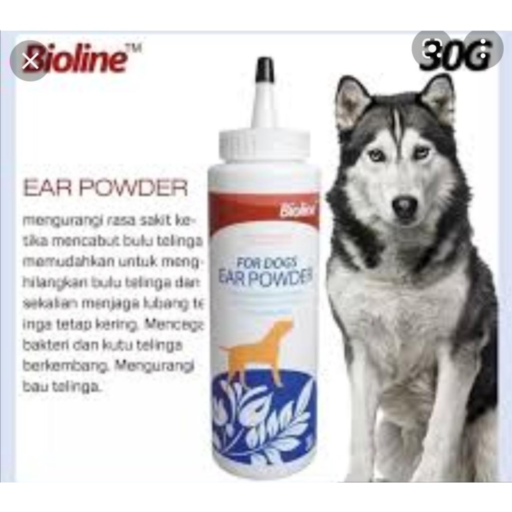 BIOLINE EAR POWDER 30G FOR DOGS | Shopee Malaysia