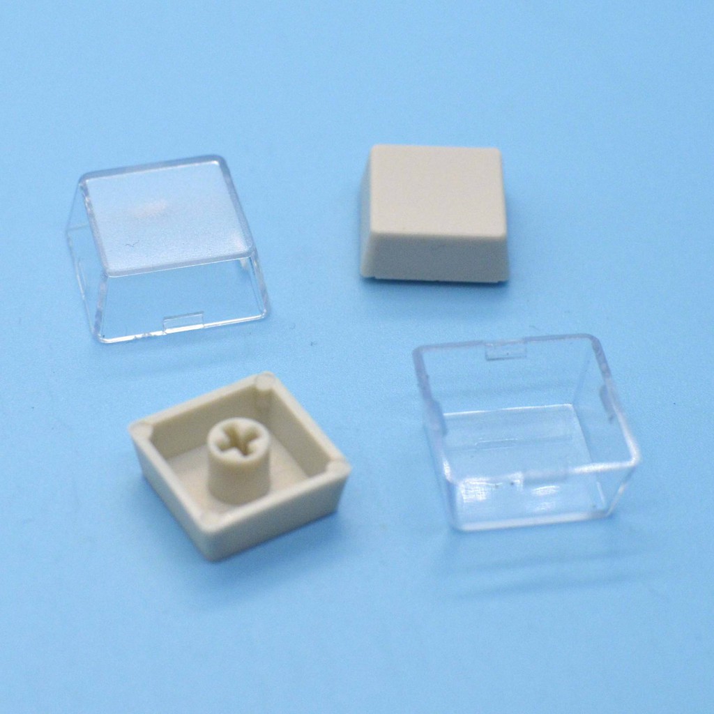 Cherry MX Relegend Relegendable Plastic Keycaps with Clear Transparent ...