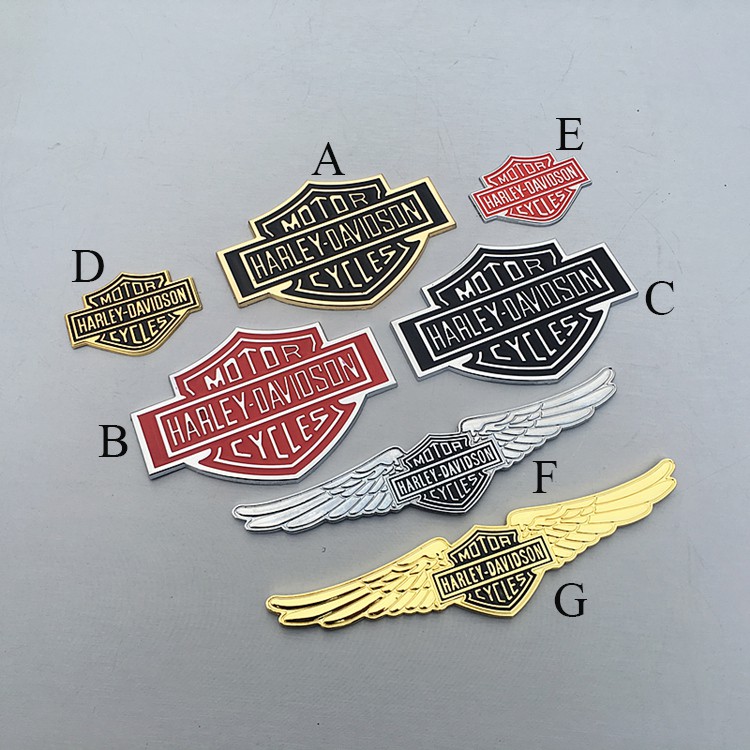 1 X Metal HARLEY DAVIDSON MOTOR Emblem Badge Sticker Decal Motorcycle ...