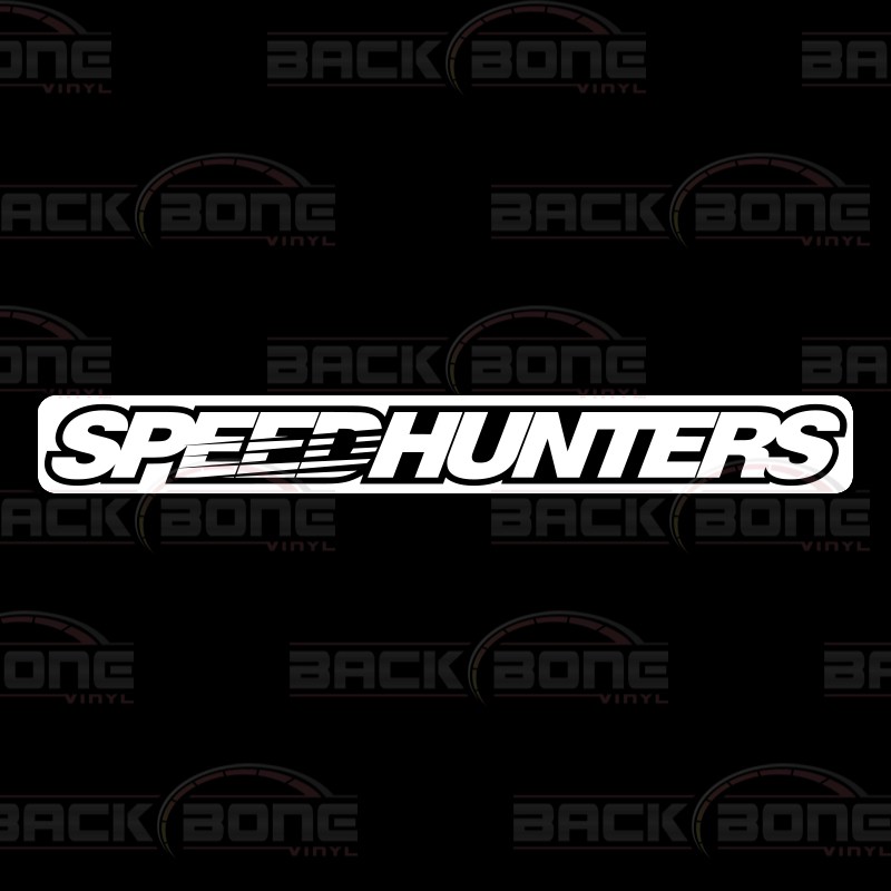 SPEEDHUNTERS LOGO CAR STICKER #4 | Shopee Malaysia