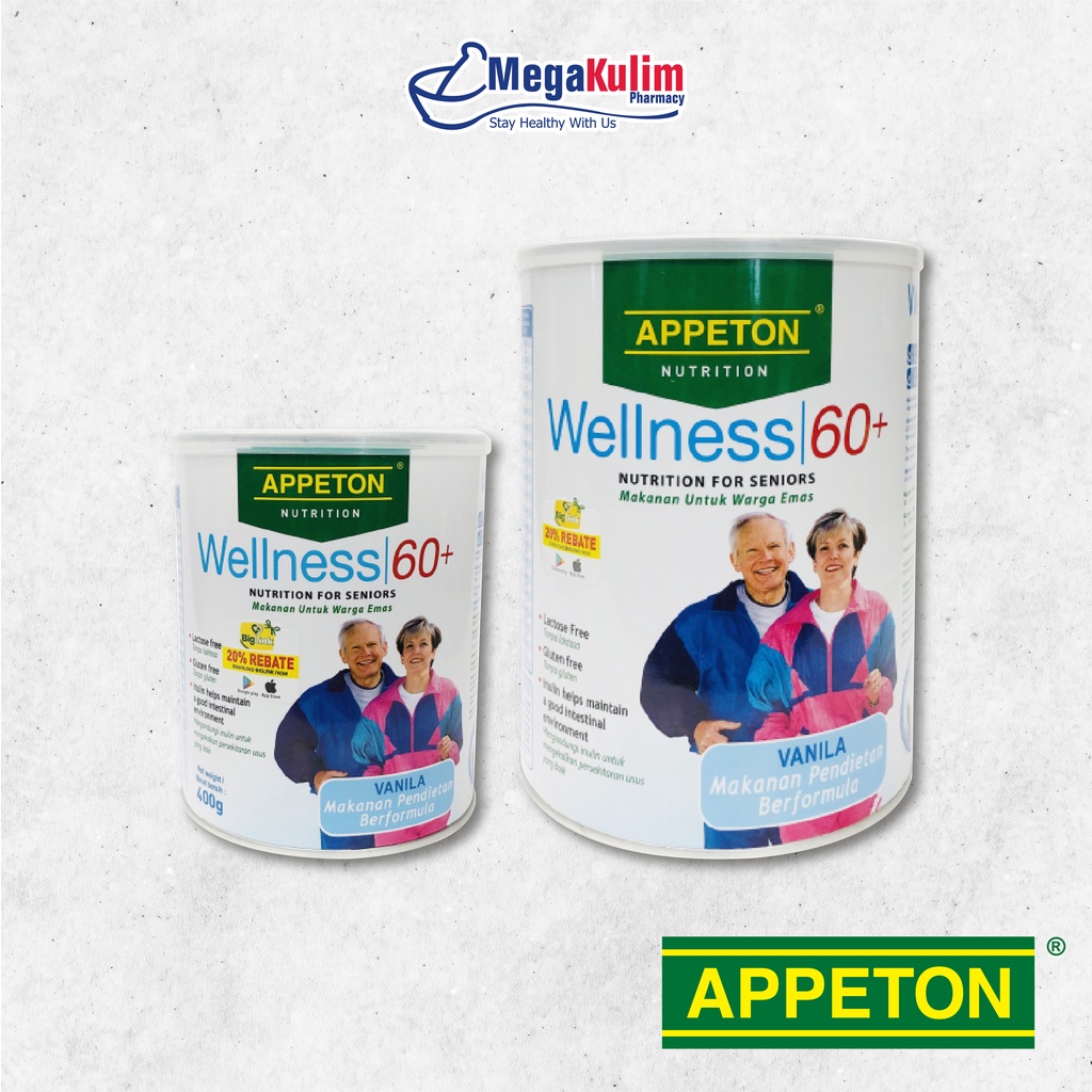 Appeton Wellness 60+ Vanilla Flavoured (400g / 900g) | Shopee Malaysia