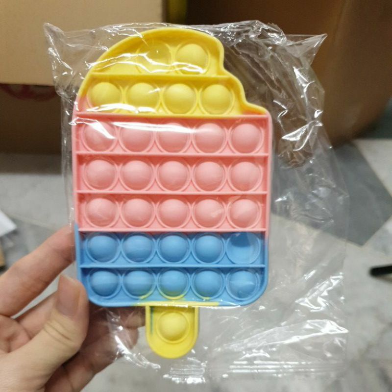 Popsicle Ice Cream Push It Pop It Fidget Toy Toys Kid Silicone Kids ...